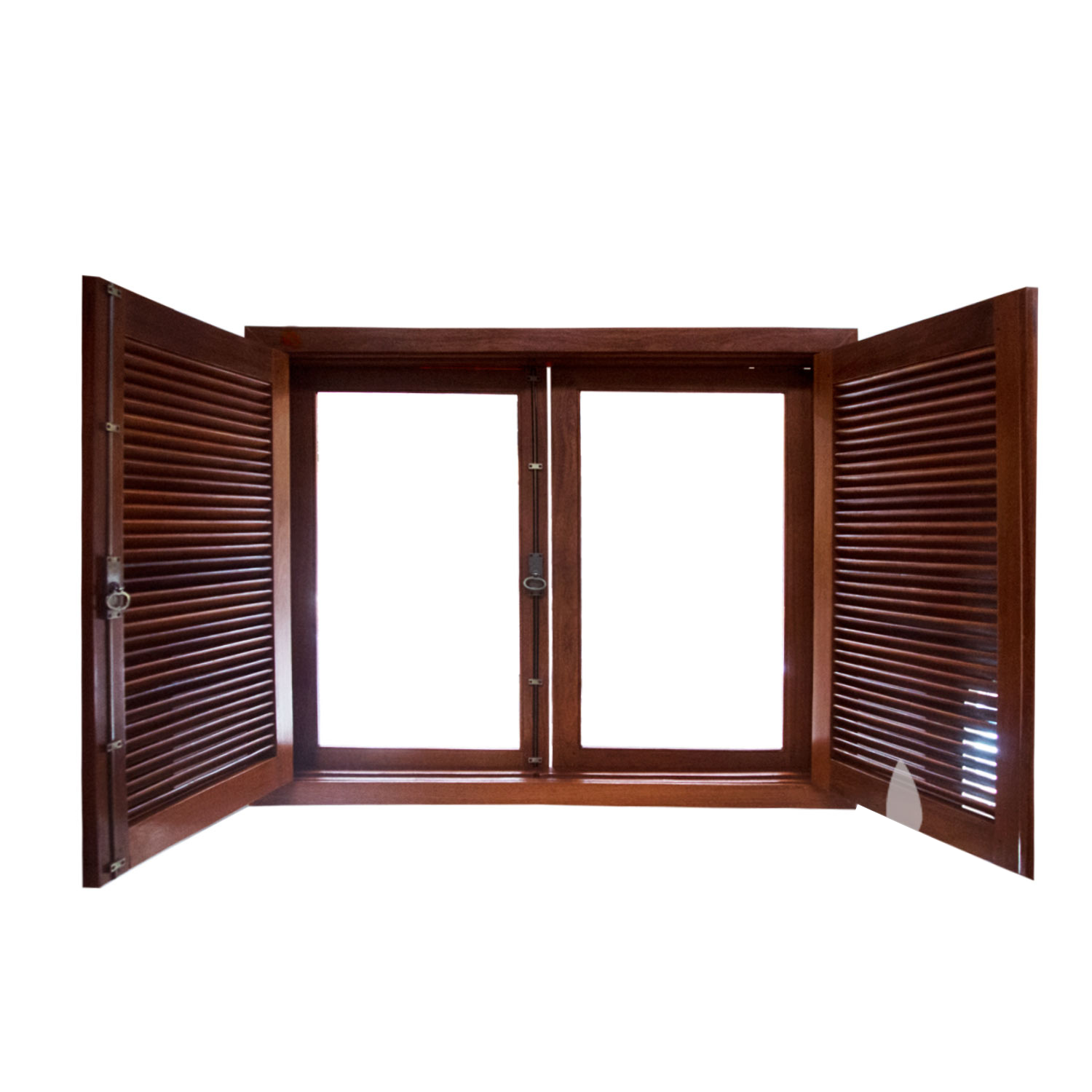 Janela Reta de Abrir com Veneziana Portuguesa e Vidro Panorâmico ...